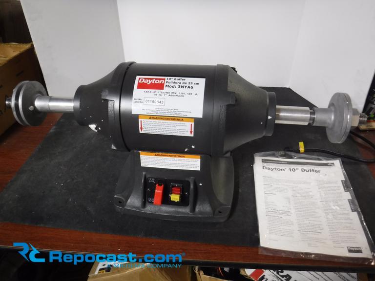 Repocast.com® | Lot of (1) New Dayton bench buffer 10"...