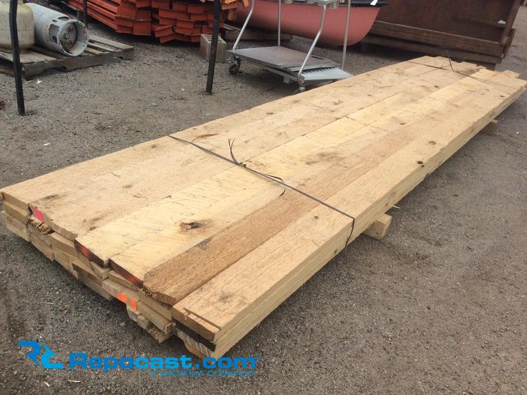 Repocast Lot Of 350 Board Feet Of 1 1 4 