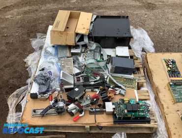 Repocast.com® | Skid of assorted electrical industrial...