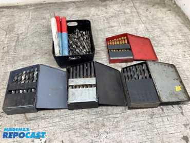 Repocast.com® | Lot of (4) drill bit sets and box of...