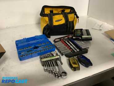 Repocast.com® | Bag of assorted tools, sockets and...