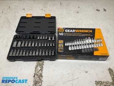 Repocast.com® | Gear wrench 40 piece bits: Torx,...