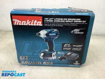 Repocast.com® | (1) Makita XDT01 impact/driver kit