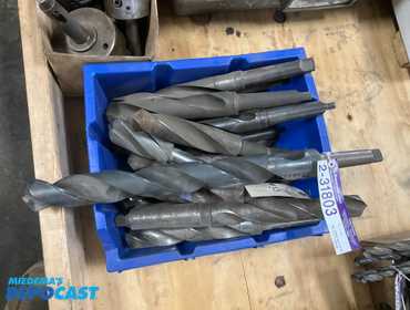 Repocast.com® | Bin of assorted large drill bits