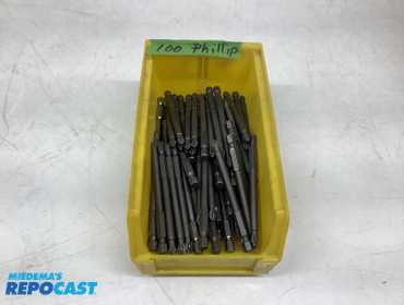 Repocast.com® | (100) Phillips screwdriver bits