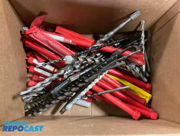 Repocast.com® | Box full of various drill bits of...