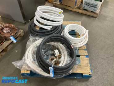 Repocast.com® | Skid lot of miscellaneous coils of...