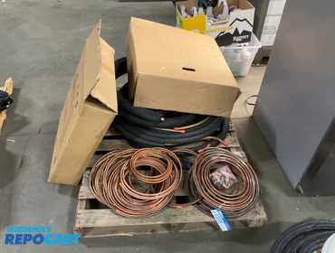 Repocast.com® | Skid lot of miscellaneous coils of...