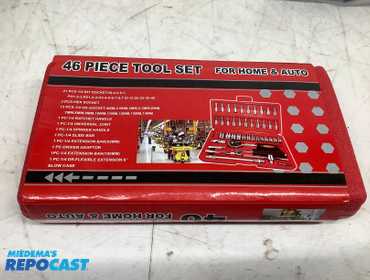 Repocast.com® | (46) Piece Tool Set for Home and Auto