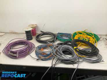 Repocast.com® | Electrical wire tub of miscellaneous wire