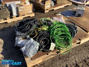 Repocast.com® | Skid Lot of Various Cable Wiring Cords...