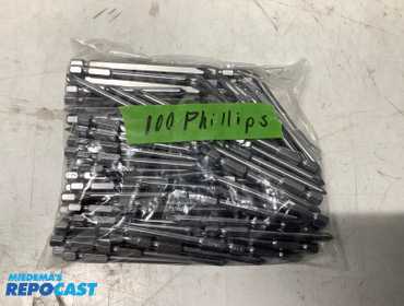 Repocast.com® | (100) Phillips bits