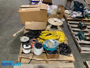 Repocast.com® | Skid Lot of Electrical Wiring,...