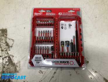 Repocast.com® | Milwaukee 43pc Hex drive bit set