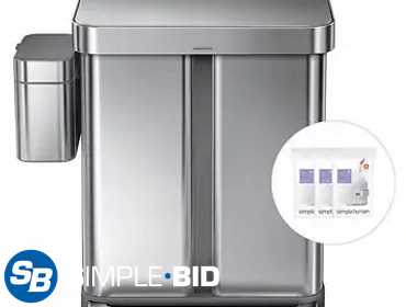 SimpleBid Inc. | simplehuman 58L Dual Compartment Step...