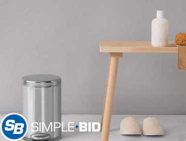 SimpleBid Inc. | New simplehuman 4.5L Round Step Can