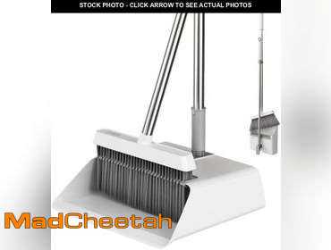MadCheetah.com | JOYMOOP Broom and Dustpan Set,...