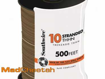MadCheetah.com | Southwire 500 ft. 10 Brown Stranded...