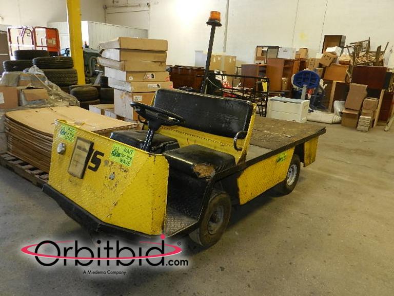 Orbitbid.com® | (1) Easy Go Textron flatbed Tugger...
