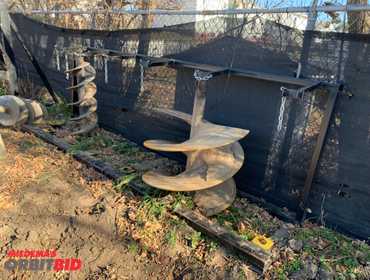 Orbitbid.com® | (1) custom built steel auger rack, 138...