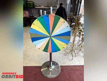 Orbitbid.com® | (1) multi-color roulette wheel with...