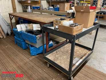 Orbitbid.com® | (1) steel shop cart, 36" x 24", and (1...