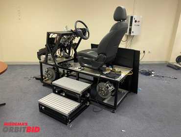 Orbitbid.com® | (1) custom made brake simulator stand,...