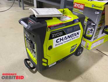 Orbitbid.com® | (1) Ryobi digital inverter generator,...