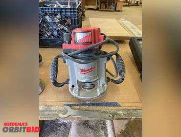 Orbitbid.com® | (1) Milwaukee heavy duty router, S/N...