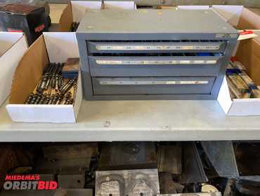 Orbitbid.com® | (1) Huot metal drill bit organizer, 14...