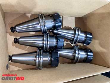 Orbitbid.com® | Lot of (5) Simis Cat 40 tool holders,...