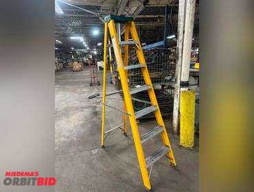Orbitbid.com® | (1) Happy Ladder, model RJT-7C, 7'