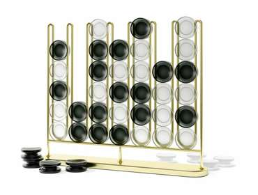 Bid Llama | Umbra STAX 4-in-1 Row Game (Brass) Brand:...