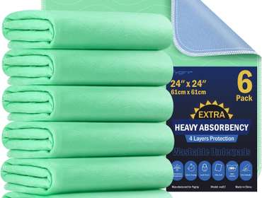 Bid Llama | 6 Pack 24Äù x 24Äù Extra Heavy Absorbency...