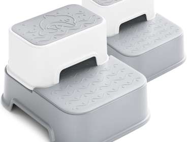 Bid Llama | 2 Step Stool for Kids (2 Packs),Toddler...