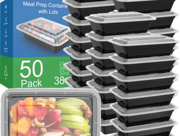 Bid Llama | Dealusy 50 Pack (100-Piece) 38 oz Meal...