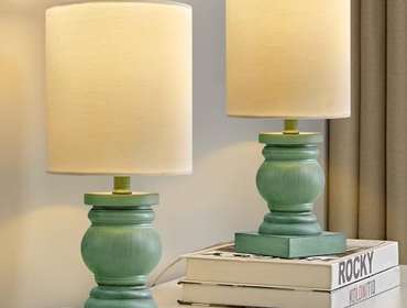Bid Llama | OYEARS 12.25" Small Table Lamps Set of 2...
