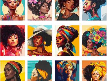 Bid Llama | Ctosree 12 Pcs Pre Drawn Canvas for...