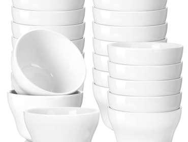Bid Llama | Patelai 12 Pcs 8 oz Porcelain Bowls Small...
