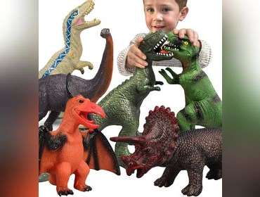Bid Llama | Gzsbaby 6 Piece Jumbo Dinosaur Toys for...
