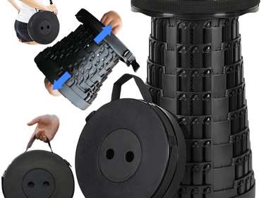 Bid Llama | Upgraded Collapsible Stool with Shoulder...