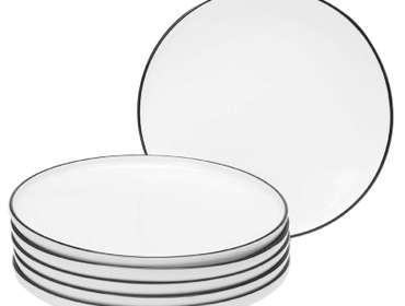 Bid Llama | BonNoces 10 Inch Porcelain Dinner Plates,...