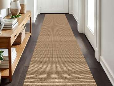 Bid Llama | EARTHALL Woven Runner Rug 2x8 Ft Washable...