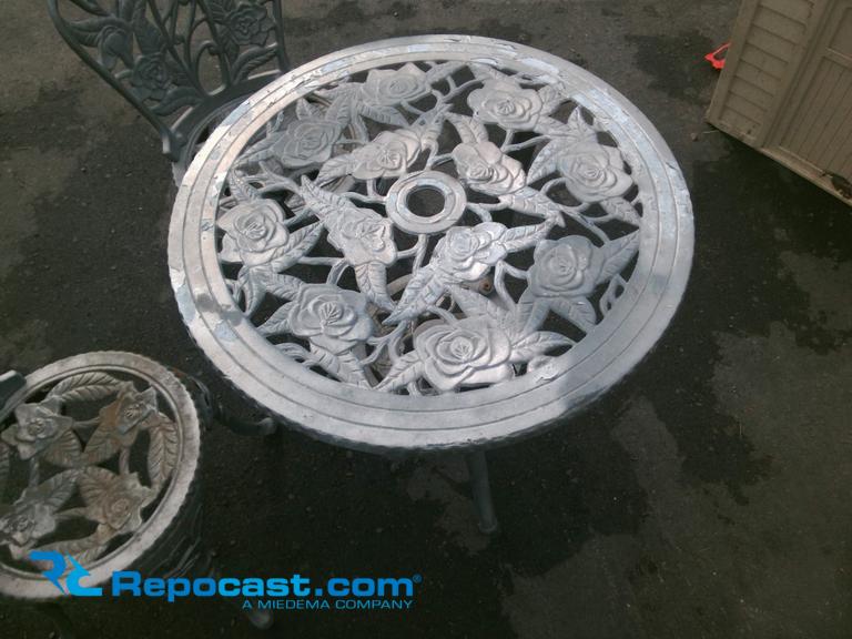 Repocast.com® | Round style cast iron table set