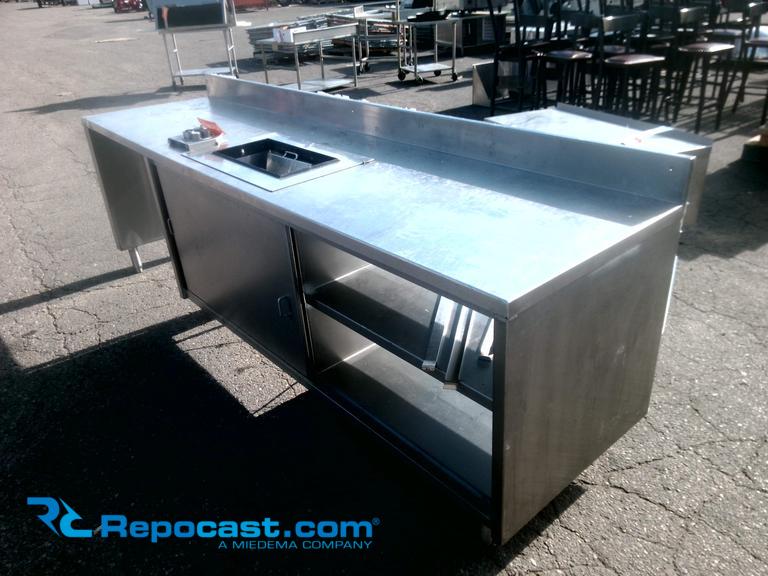 Repocast.com® | Stainless steel prep table/ice...