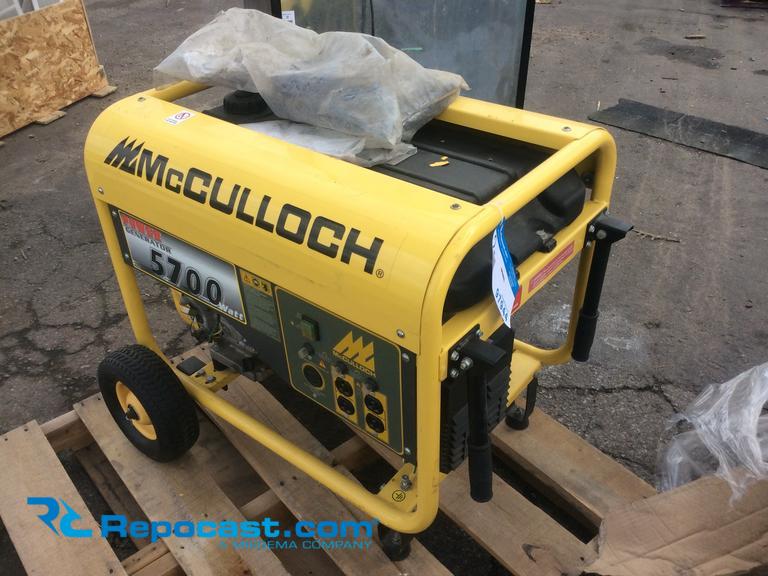Repocast.com® | Mcculloch Power Generator, 5700W peak...