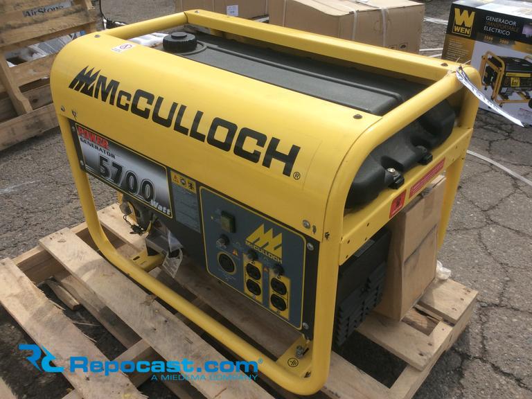 Repocast.com® | Mcculloch Power Generator, 5700W peak...