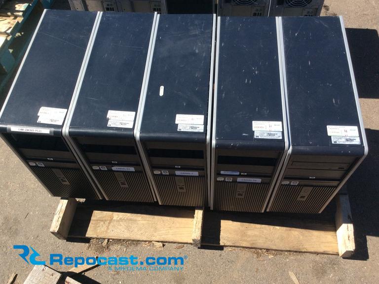 Repocast.com® | Lot of (5) HP computer towers for...