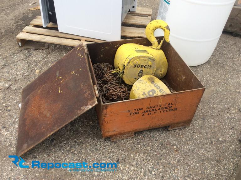 Repocast.com® | (1) Budgit 8 ton chain fall, with...