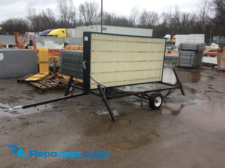 Repocast.com® | Trailer Mounted 8' x 4' Portable Sign...